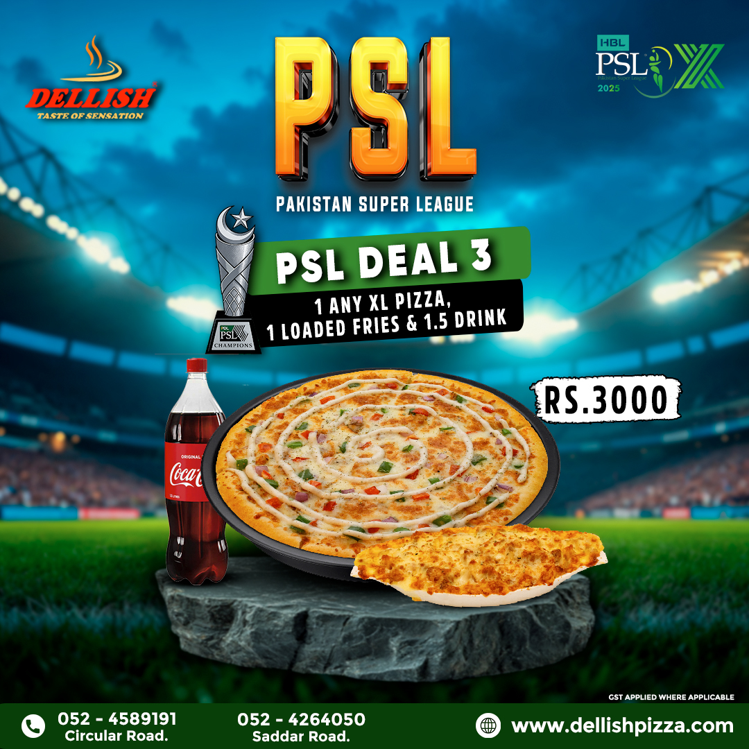 Home - Dellish Pizza Sialkot